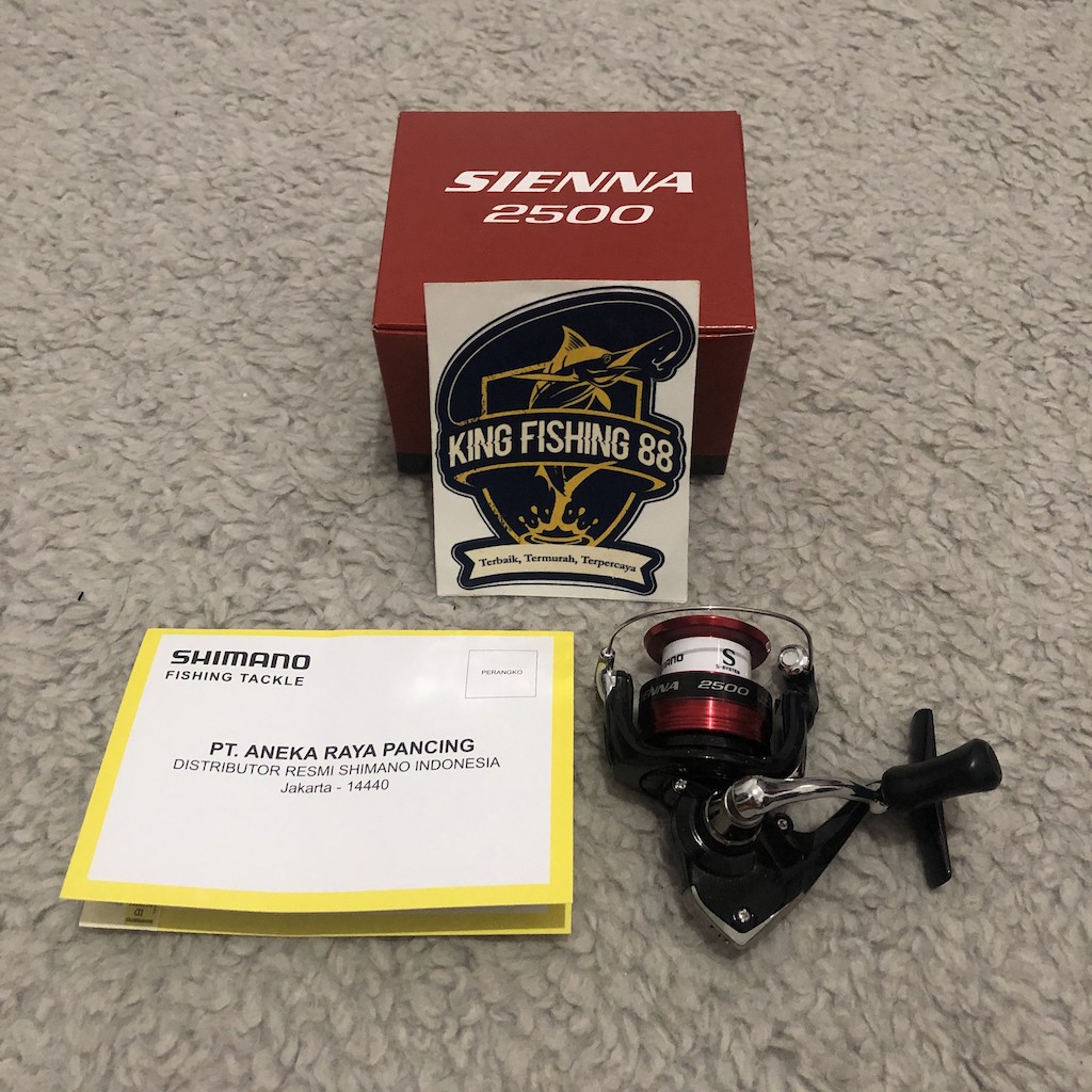 Jual Reel Pancing SHIMANO Sienna 2500 HG Original Bergaransi 4 Bearing ...