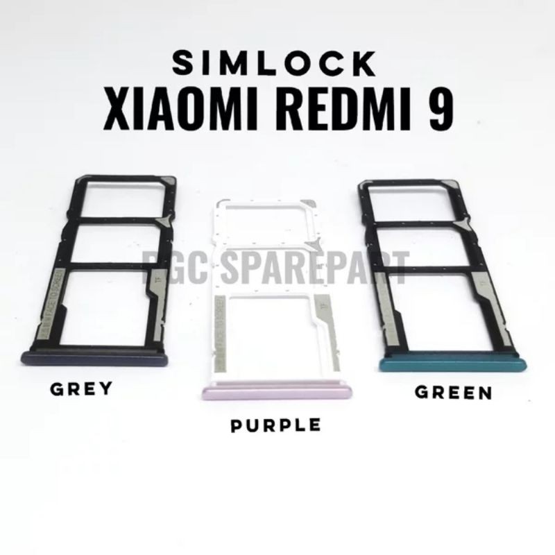 Jual Original Simtray Xiaomi Redmi 9 r9- Tempat Simcard Simlock Sim ...