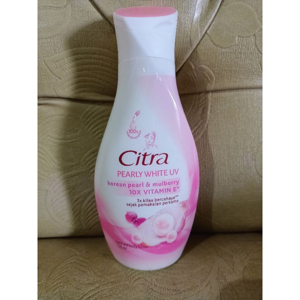 Jual CITRA PEARLY WHITE UV 120 ML | Shopee Indonesia
