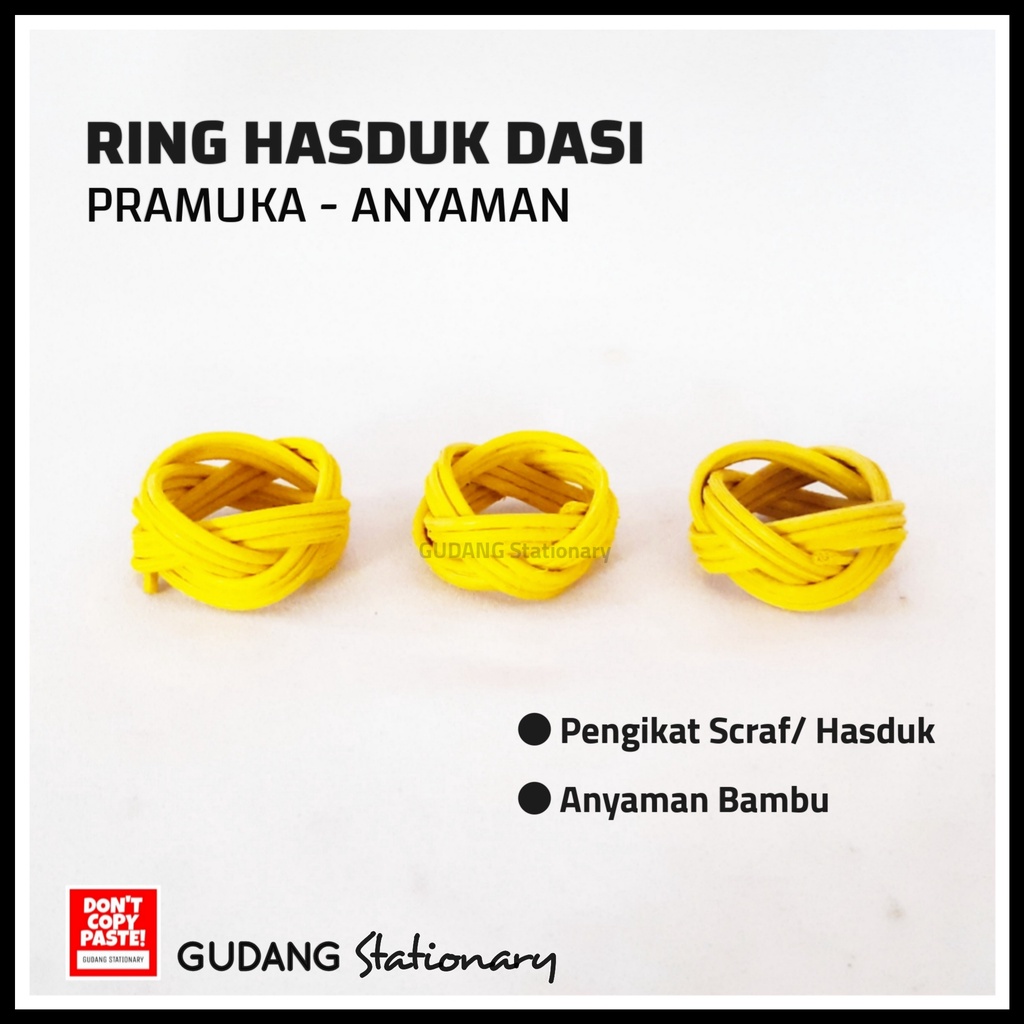 Jual Ring Hasduk Dasi Pramuka Anyaman [ 1 Pcs ] | Shopee Indonesia