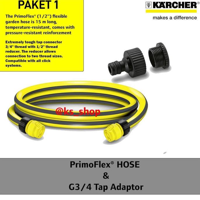 Jual Karcher | Primoflex Hose Set & Universal Hose Coupling & Adaptor ...