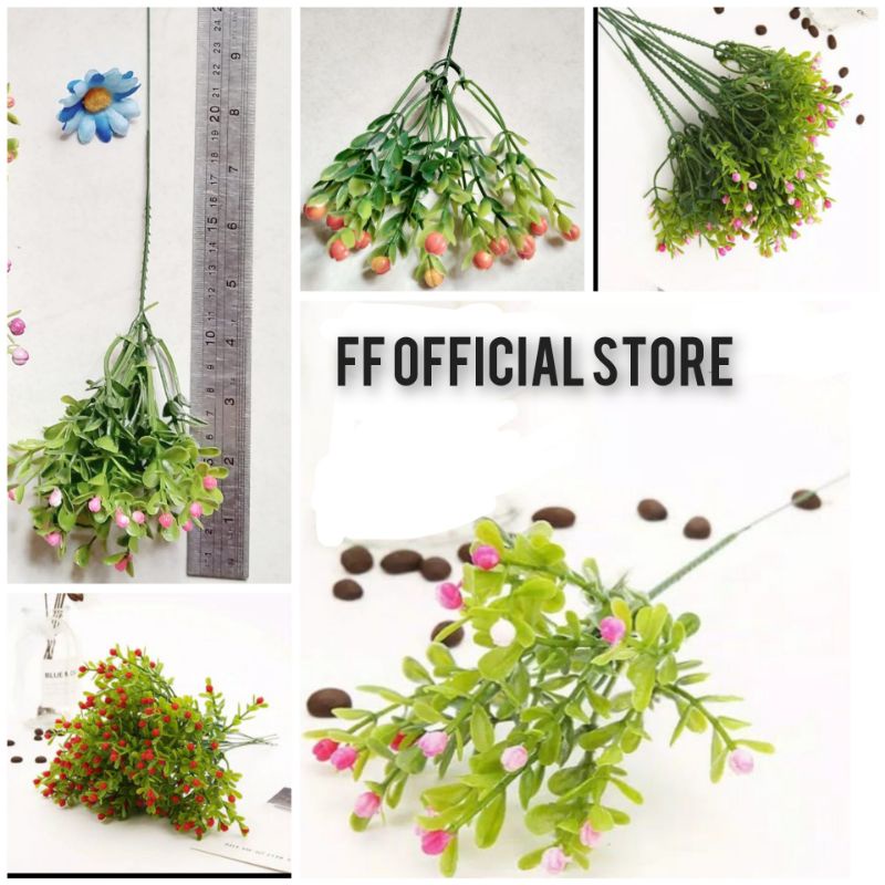 Jual Bunga rumput mini artificial (satu PC) hiasan mahar hantaran ...
