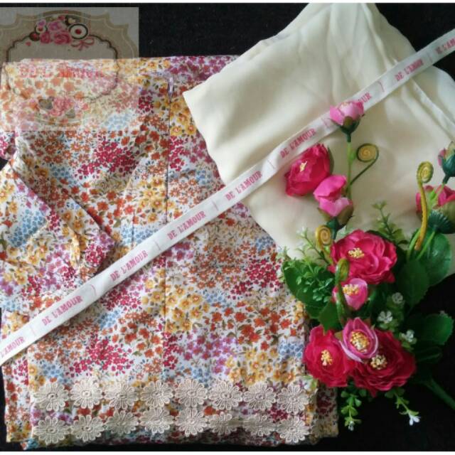 Jual Gamia bunga cream | Shopee Indonesia