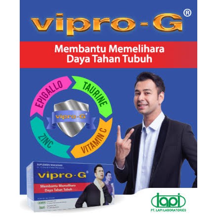 Jual Vipro-G 1 strip @ 2 tablet // Multivitamin Daya Tahan Tubuh ...