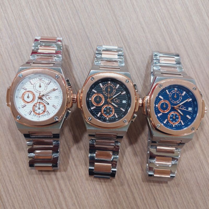 Jual Jam Tangan Pria Guess Collection GC Y99002G7MF Silver Kombi ...