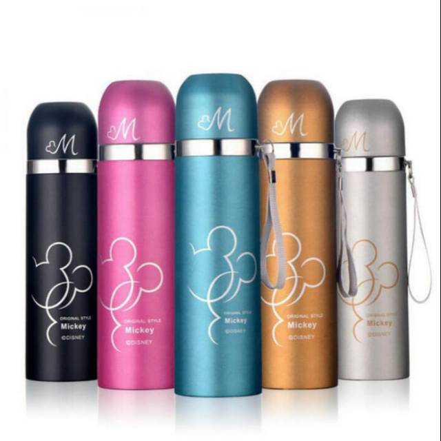 Jual Thermos mickey mouse 500ml termos air tahan panas dingin tempat ...