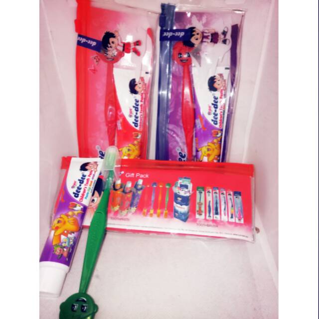 Jual DEE-DEE GIFT PACK TOOTHPASTE & TOOTHBRUSH | Shopee Indonesia