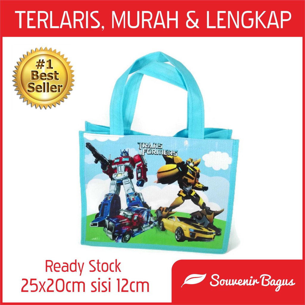 Jual Tas Ultah Transformer Souvenir Ulang Tahun Anak Transformers ...