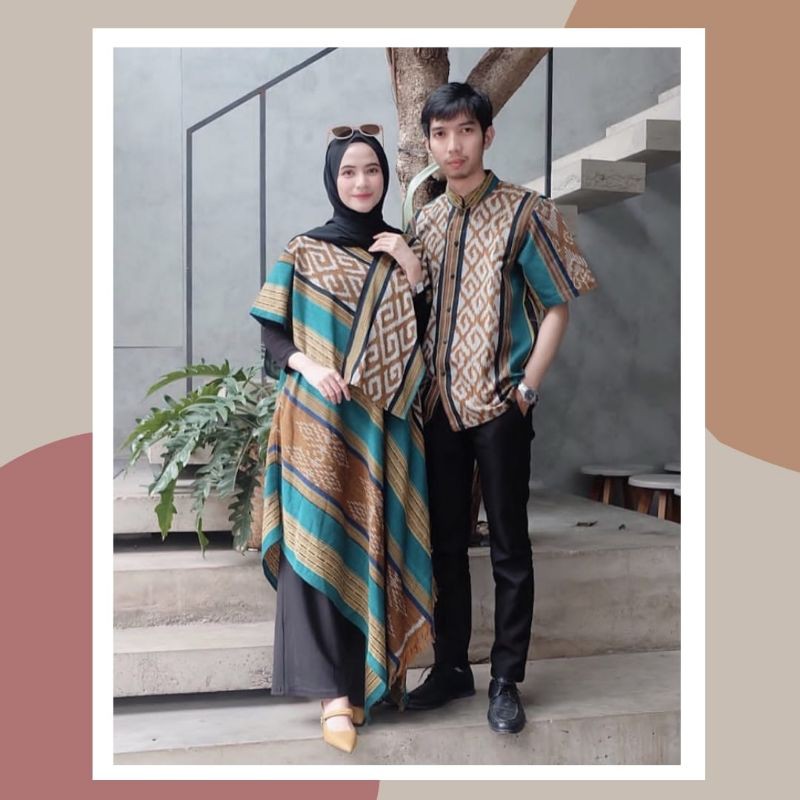 Jual set couple tenun baju tenun dress tenun kemeja tenun couple tenun etnik tenun asli ...