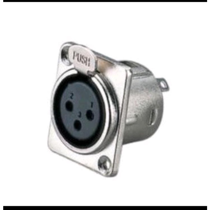 Jual terminal input besi xlr canon pengunci audio mixer premium input ...