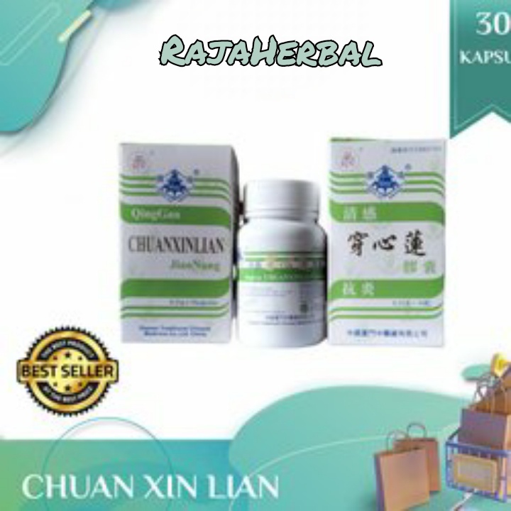 Jual Qing Gan Chuan Xin Lian Capsule / Chuan Xin Lian Jiao Nang Obat ...
