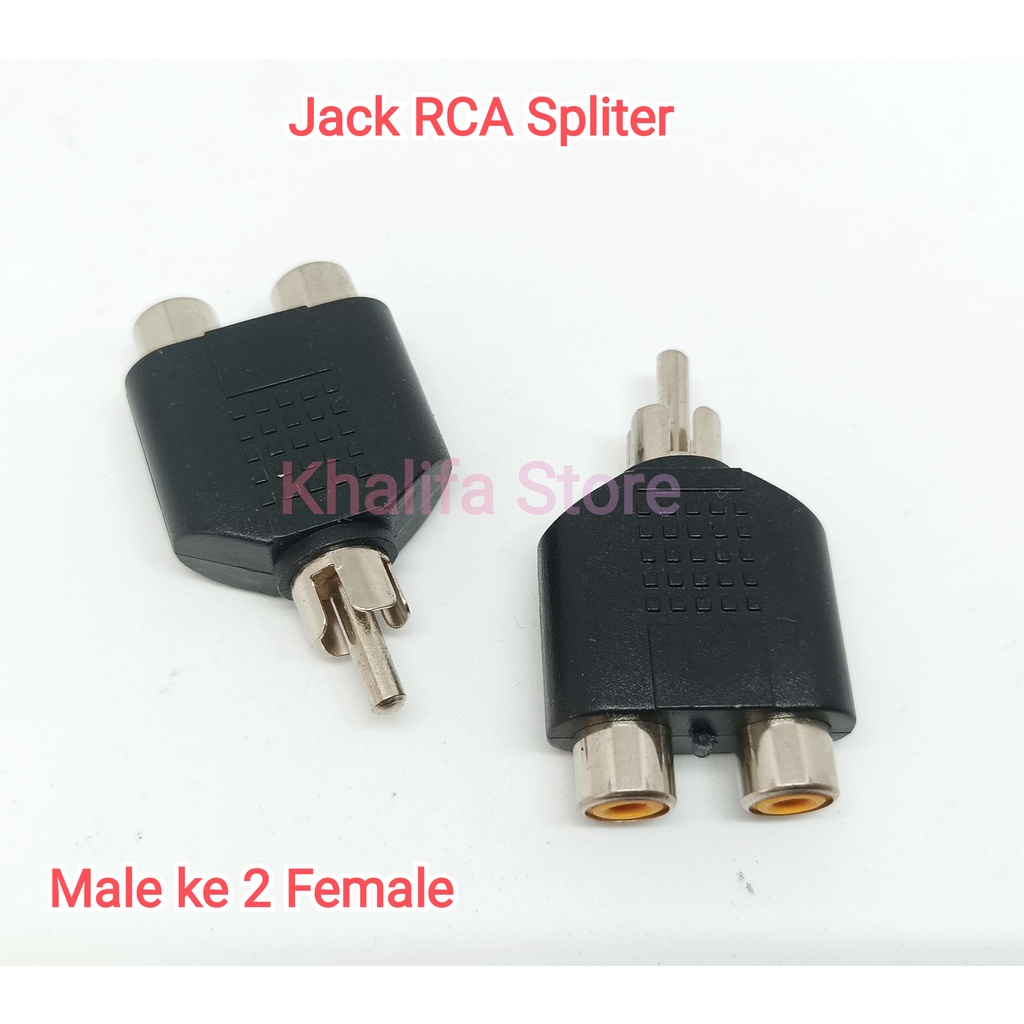 Jual Jack Jek Colokan Mini Splitter Sepliter Pembagi Cabang T Y ...