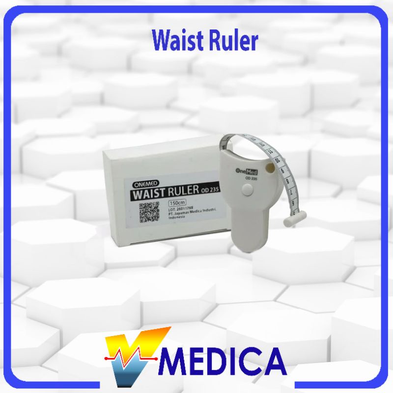 Jual Waist Ruler Onemed 150cm / Medline Meteran Gulung / Meteran ...