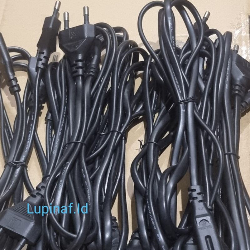 Jual KABEL POWER AC CORD ANGKA 8 FULL TEMBAGA ORIGINAL 1.8 METER ...