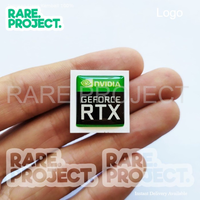 Jual NVIDIA GEFORCE RTX KOTAK STIKER TIMBUL RESIN AKSESORIES PC GAMING ...
