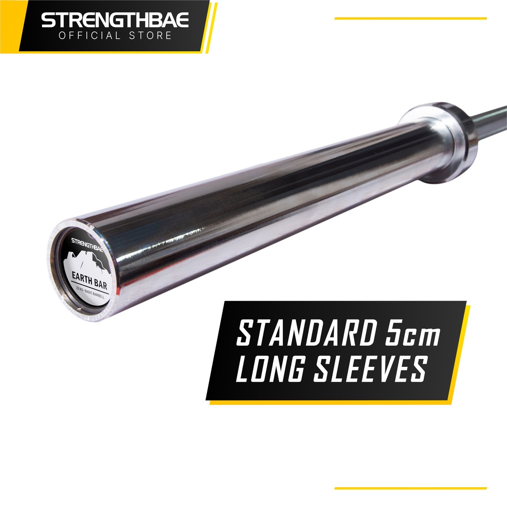 Jual Olympic Barbell STRENGTHBAE - Earth Bar | Shopee Indonesia