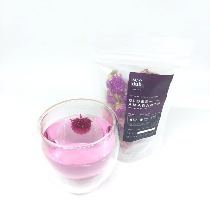 Jual TEH-DAUN- SEDUH – GLOBE AMARANTH TEA / TEH BUNGA GLOBE AMARANT ...