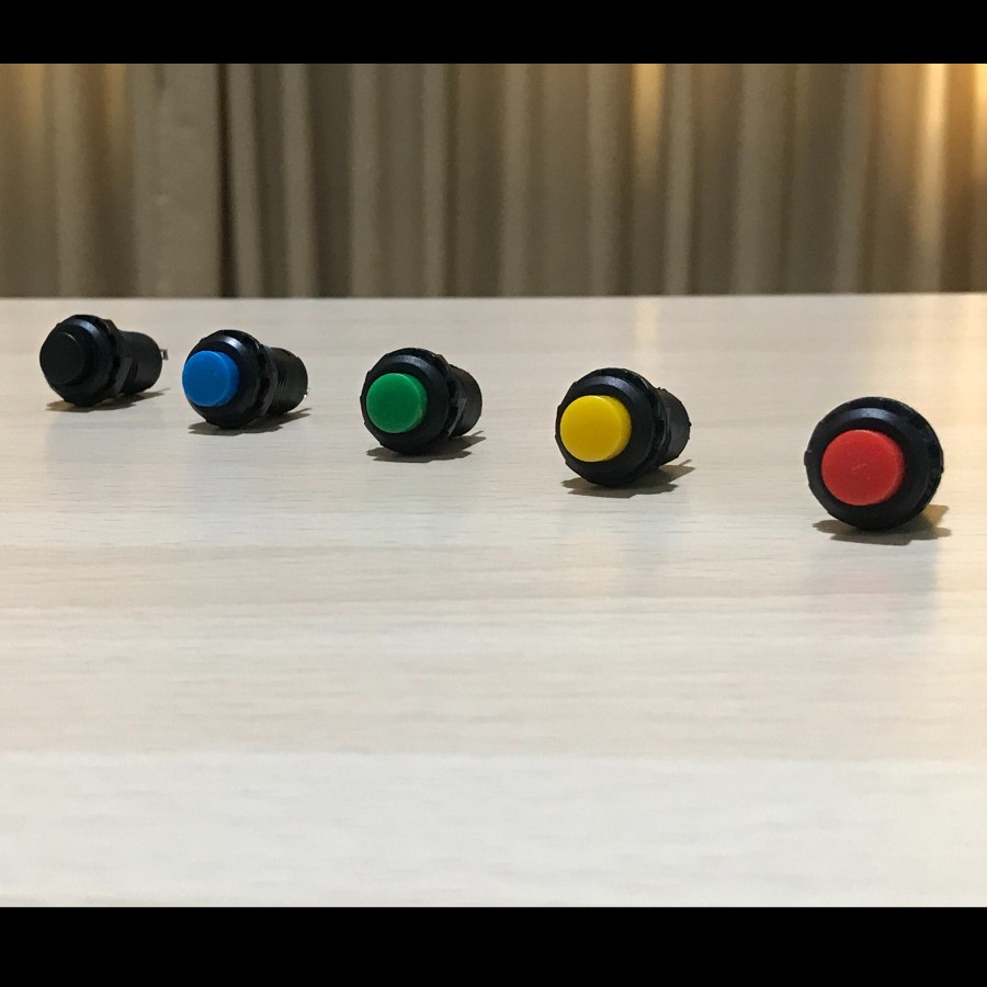Jual SWITCH PUSH BUTTON SAKLAR ON 2 PIN BULAT 3A 125V 1.5A 250V DS-427 ...
