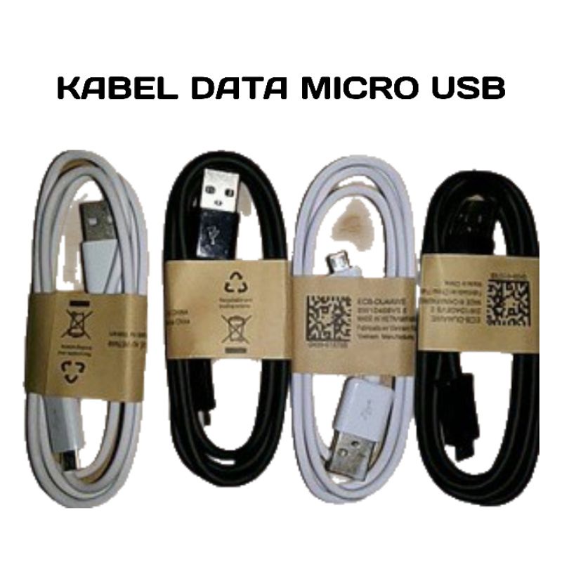 Jual Kabel Data Micro USB Panjang 1 Meter || Cable Bulat 1m 100Cm kabel ...
