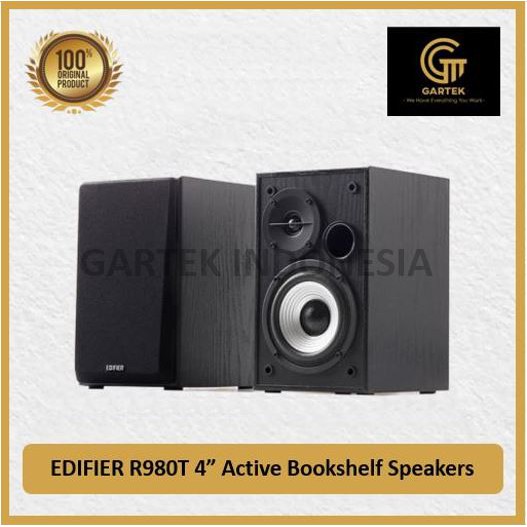Jual Edifier R980T 4" Active Bookshelf Speakers - 2.0 Computer Speaker ...