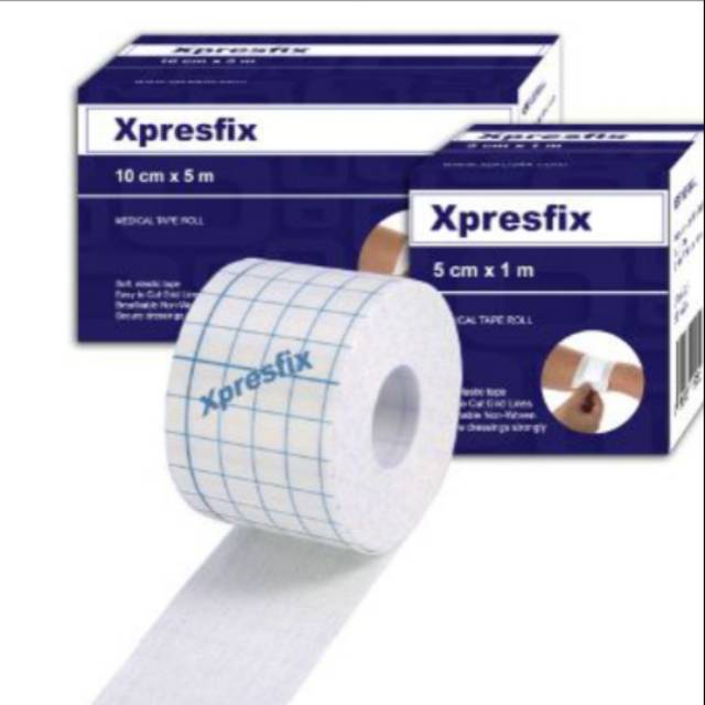 Jual Xpresfix 5x100cm Plaster Non Woven Roll Tape 5cmx1m 5 X 100cm Alat ...