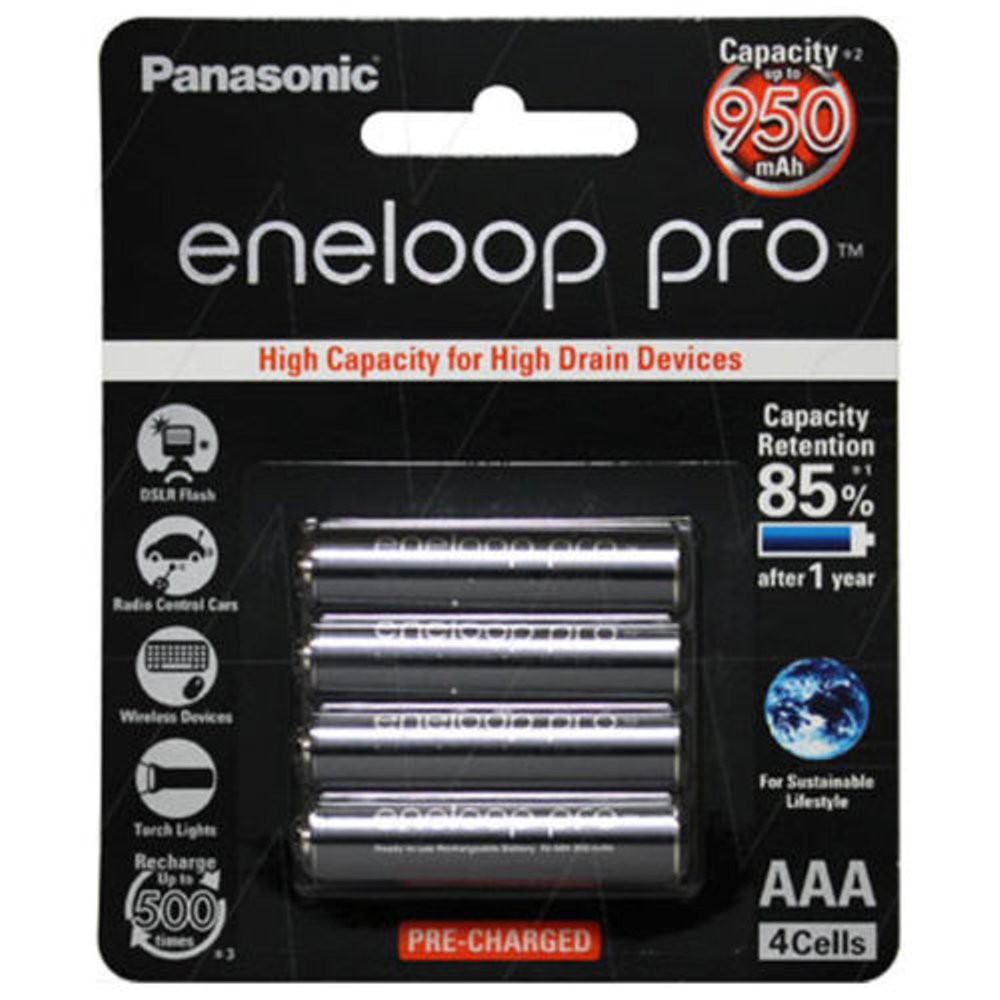 Jual Panasonic AAA eneloop pro rechargeable battery 950 mAh - Made in ...