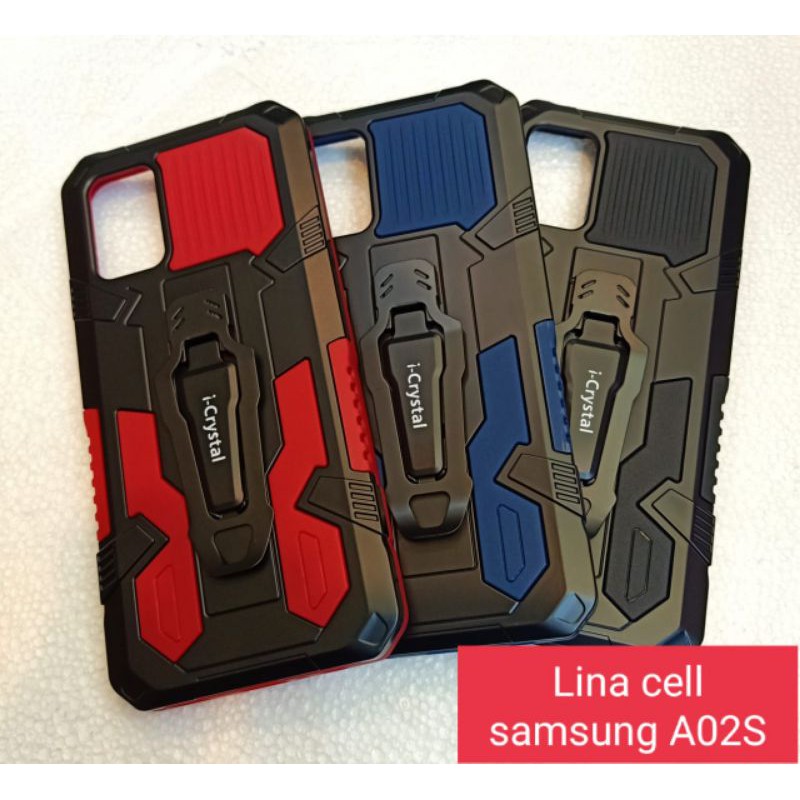 Jual Samsung Galaxy A02S - Casing hp robot case armor kickstanding ...