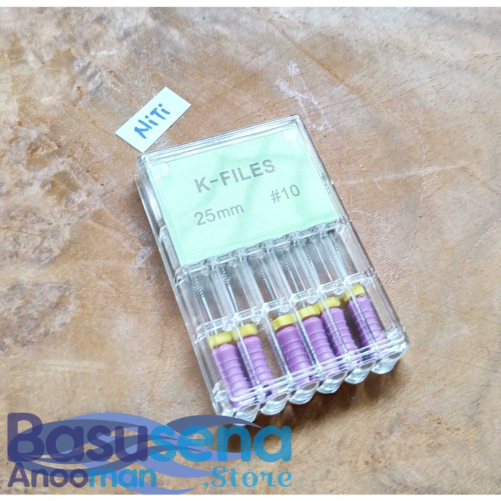 Jual File Endodontik - Endodontic Kfile No. 10 Niti Handfile | Shopee ...