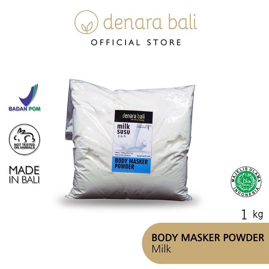 Jual Denara Bali Body Masker Powder Milk Bath Susu 1kg | Shopee Indonesia
