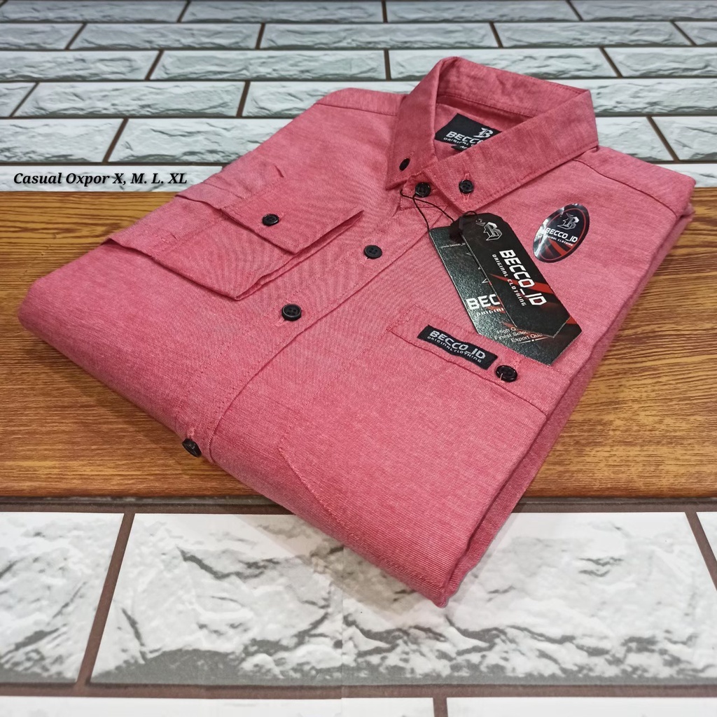 Jual Kemeja Pria Lengan Panjang Dewasa Premium Kemeja Polos Pria Mocca Atasan Baju Kemeja Cowok