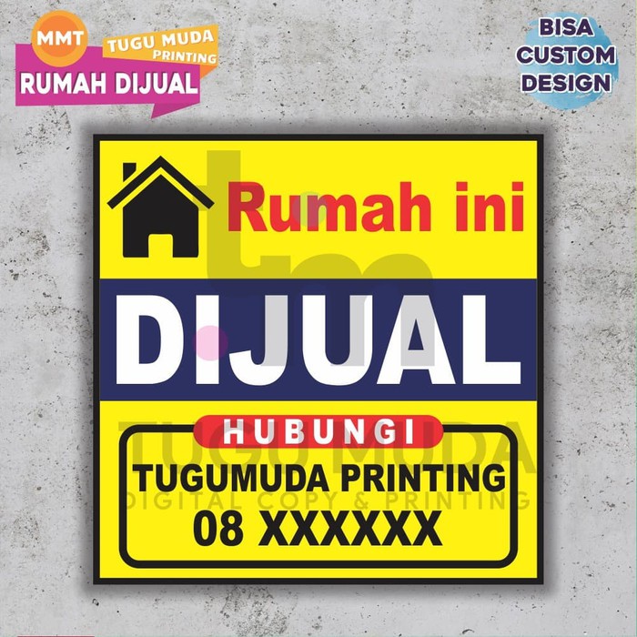 Jual Cetak MMT|Spanduk|Banner-Jual Rumah-Dijual Ruko-Properti-BU ...