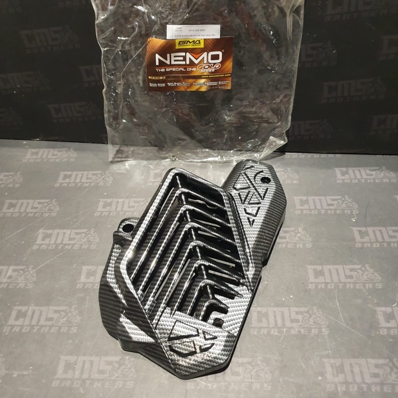 Jual Cover Tutup Radiator Nemo Honda PCX 160 2021 Carbon | Shopee Indonesia