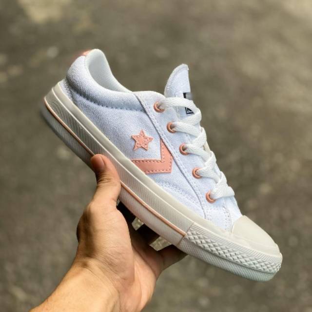 Jual CONVERSE ONE STAR PLAYER WHITE | Shopee Indonesia