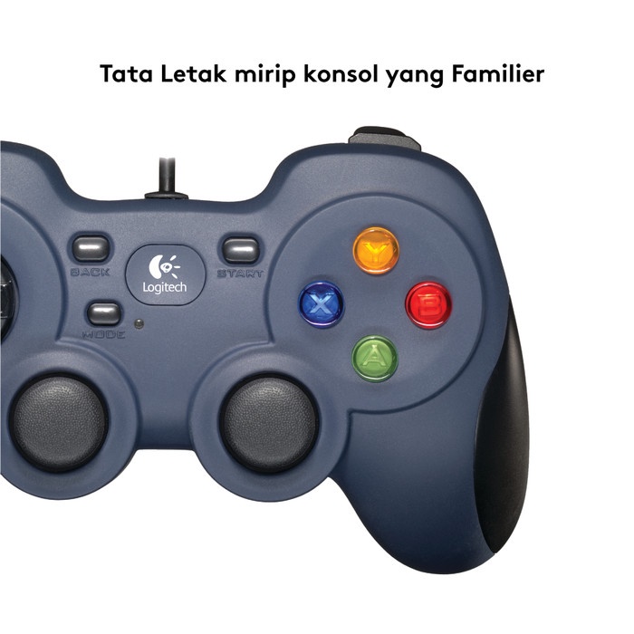 Jual Logitech F310 Gamepad Joystick Game Stick Controller | Shopee ...