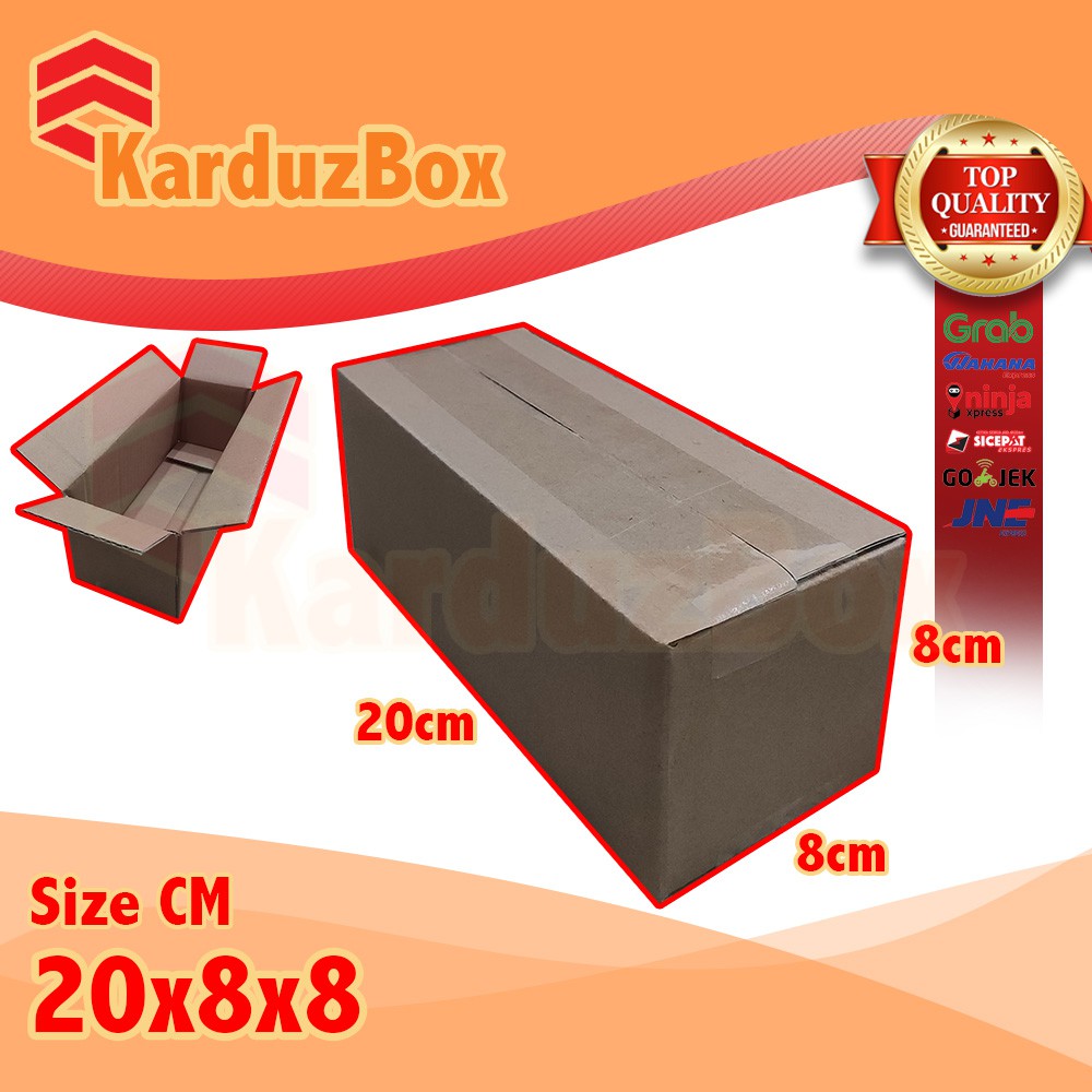 Jual 20x8x8 kardus box packaging POLOS BARU | Shopee Indonesia