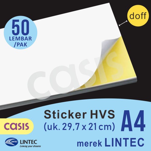 Jual STIKER LABEL A4 ISI 50 LEMBAR / KERTAS STICKER UKURAN A4 | Shopee ...