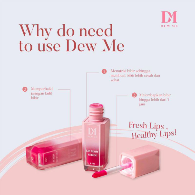 Jual dw me lip glow serum 4,5ml | Shopee Indonesia