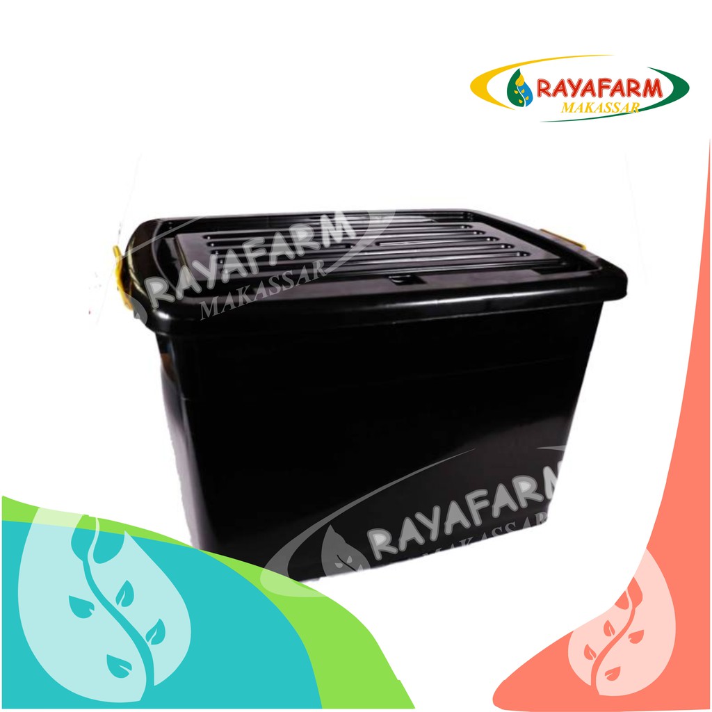 Jual Kontainer box 60 Liter Hitam | Shopee Indonesia