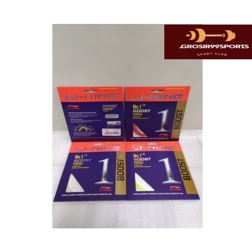 Jual Senar Raket Badminton LINING No 1 BOOST ORIGINAL | Shopee Indonesia