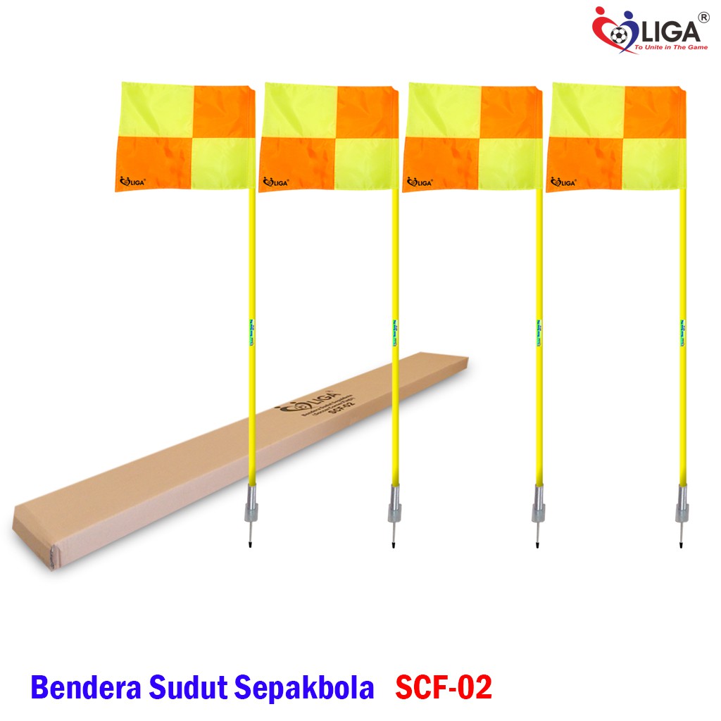 Jual Set Bendera Sudut Lapangan LIGA SCF02 Isi 4pcs | Shopee Indonesia
