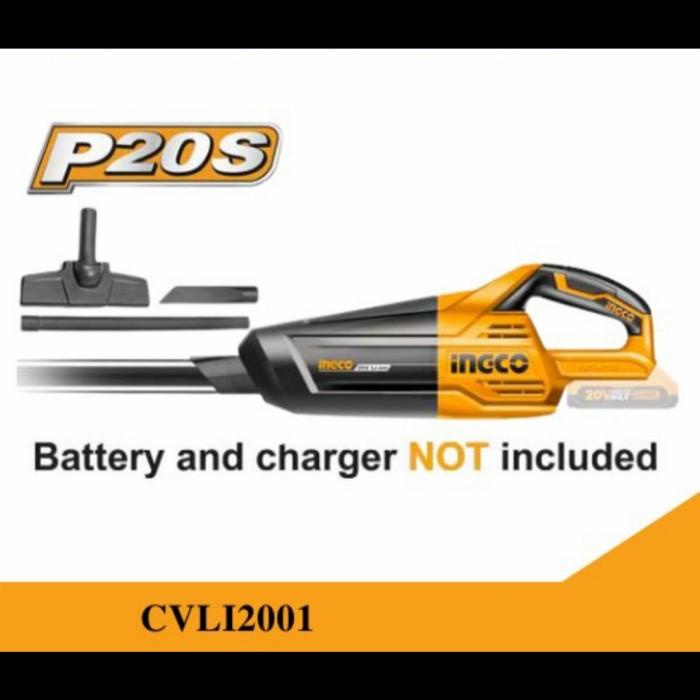 Jual Cvli2001 Ingco Vacuum Cleaner Mini Cordless 20V Baterai (0,7 Liter ...