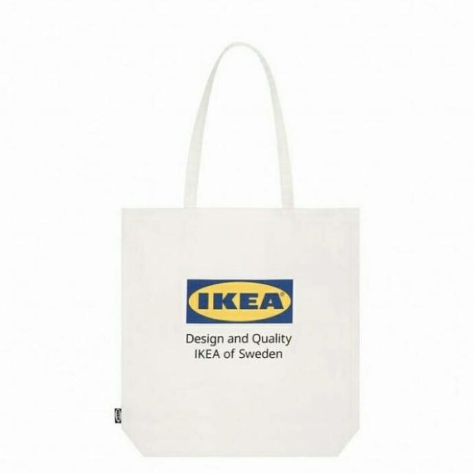 Jual Tas Ikea / Tas Katun Putih Logo Ikea Bag / Totebag Ikea SPECIAL ...