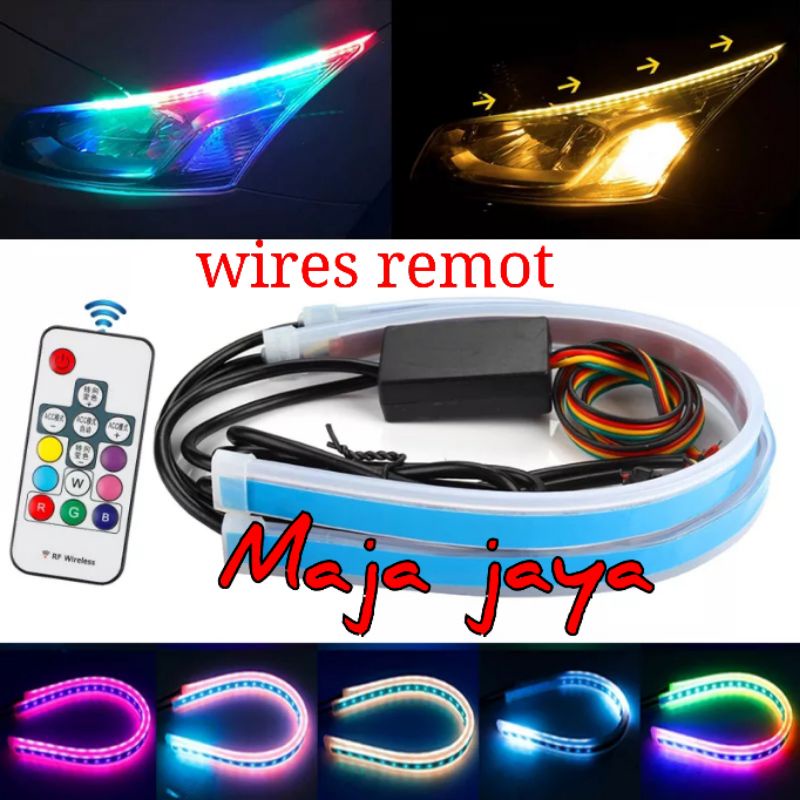 Jual Lampu alis wires remote 30 cm 60 cm plus modul lampu RGB wires ...