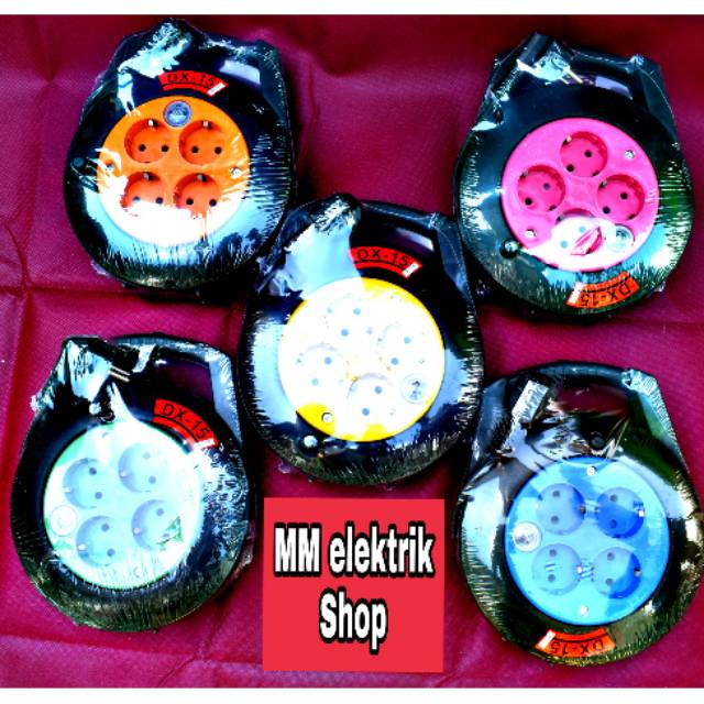 Jual Roll Kabel Box Kabel 10 Yard 15 Yard 4 Lubang DEXTA | Shopee Indonesia
