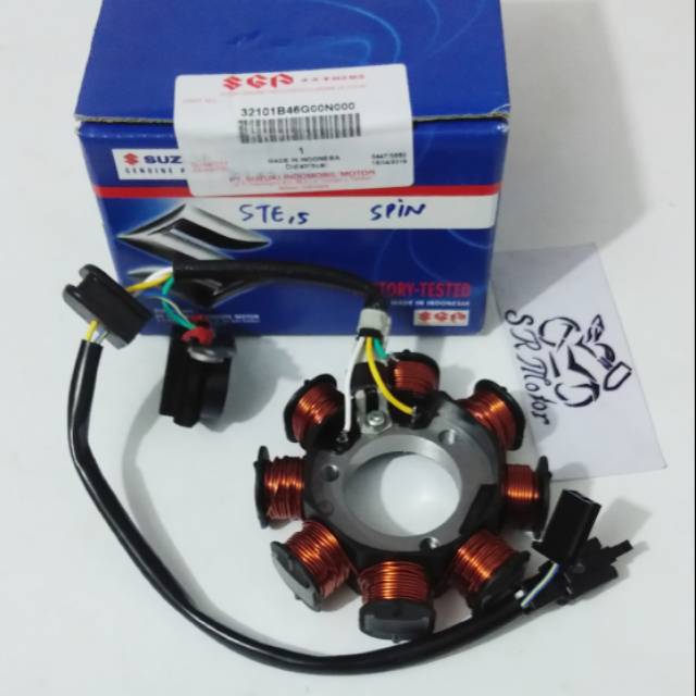 Jual spull spul stator spol spool spin 125 skywave original 32101-46G00-000 | Shopee Indonesia