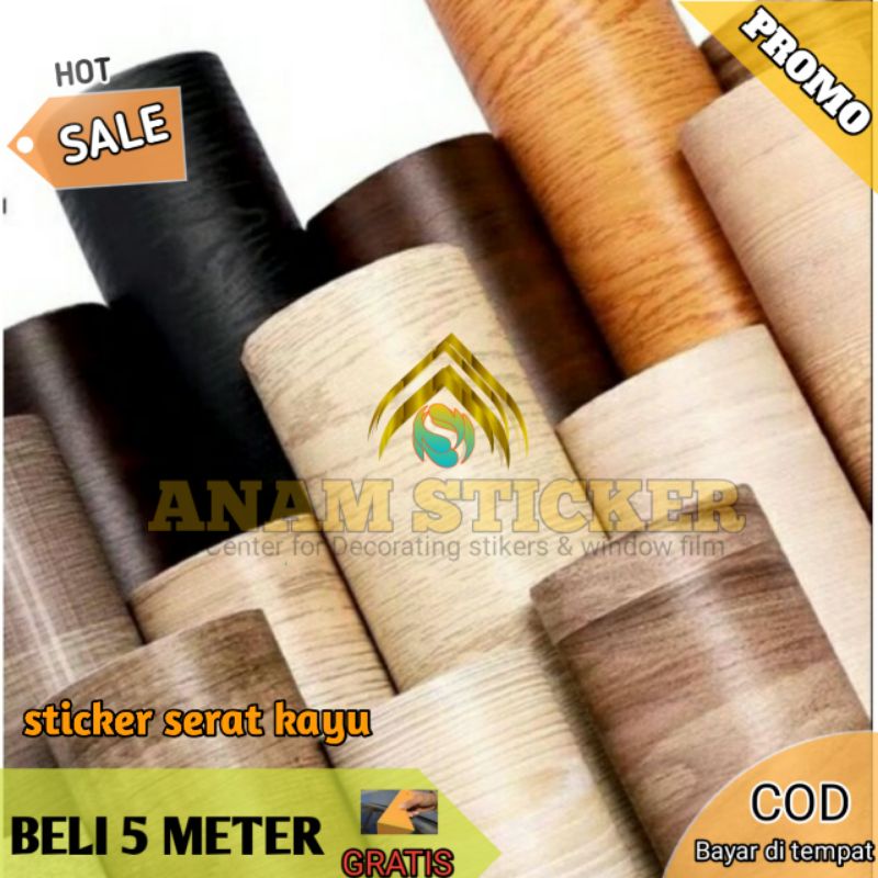 Jual STIKER MOTIF KAYU STIKER SERAT KAYU STIKER LANTAI STIKER DINDING ...