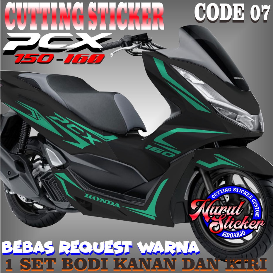 Jual sticker pcx,cutting sticker pcx,sticker motor pcx160 | Shopee ...