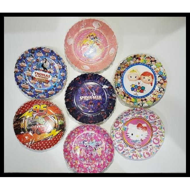Jual Kualitas Terbaik Piring Karakter / Piring Kue / Piring Makanan ...