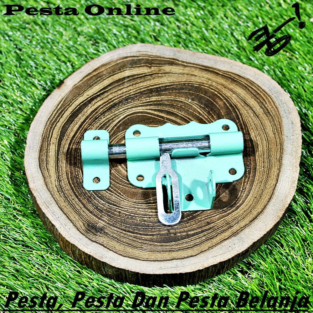 Jual Grendel Slot Pintu kunci Ganda Pintu Ukuran 2inc | Shopee Indonesia