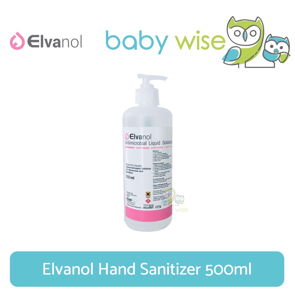 Jual Elvanol Hand Sanitizer 500ml | Shopee Indonesia